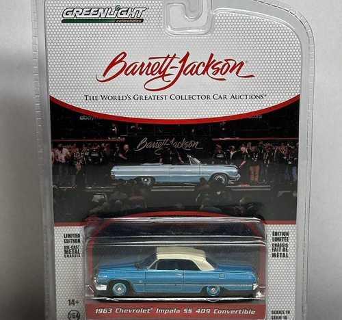 1/64 Greenlight 1963 Chevrolet Impala 55 409 Conve