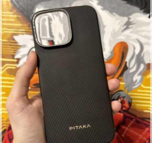 Чехол Pitaka 16 Pro Max черный
