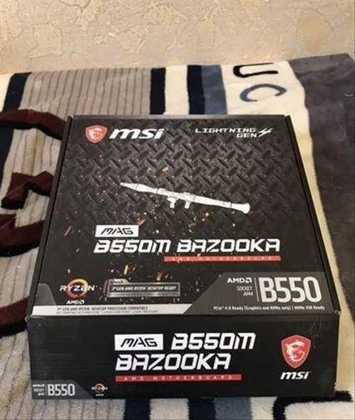 Материнская плата MSI mag b550m bazooka