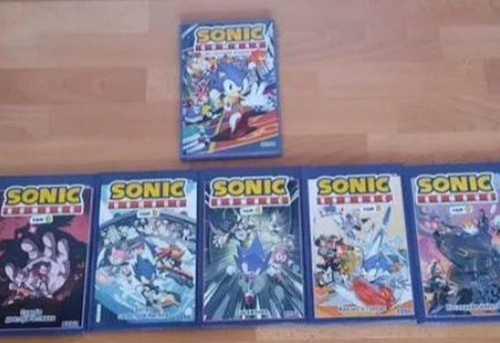 Sonic комиксы от издательства "Эксмо"