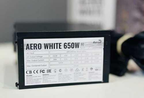 Блок питания AeroCool aero white 650W