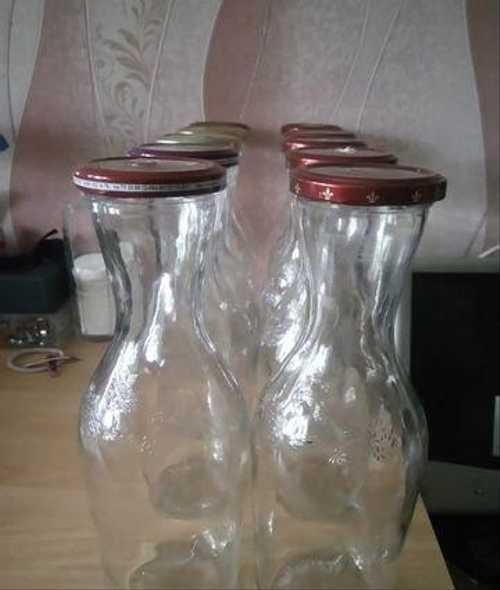 Бутылки стеклянные 1 литр