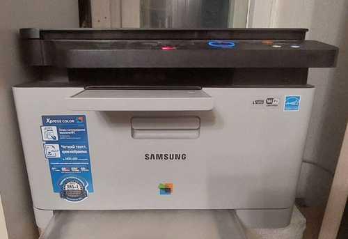 Лазерный цветной принтер мфу Samsung Xpress C460W