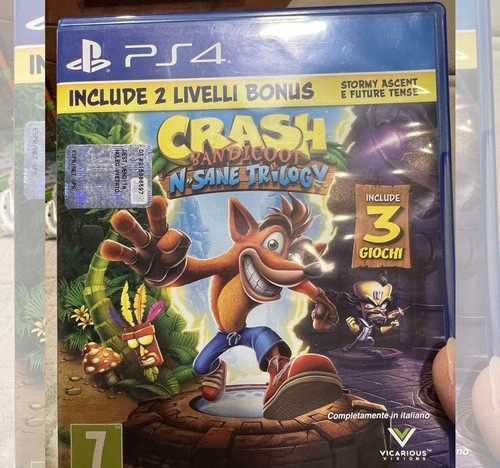 Crash bandicoot ps4 диск