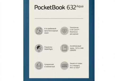 Электронная книга Pocketbook 632 aqua