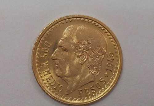 Золотая монета мексики