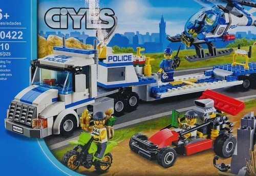 Лего cityes "Перевозчик вертолета", 410 деталей