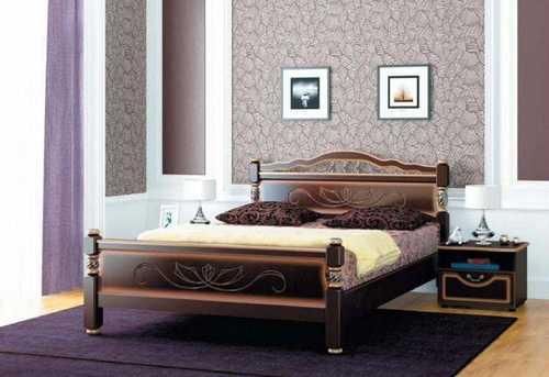 Кровать "Карина 5" массив 1600/2000