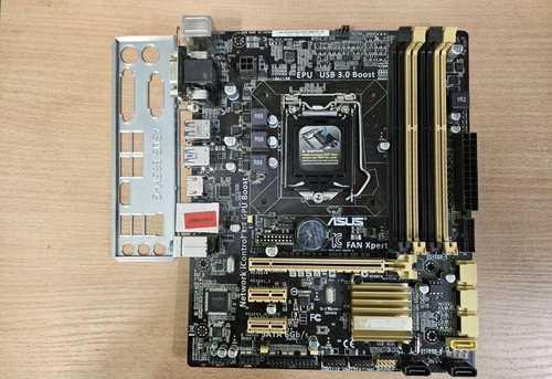 1150 Asus B85M-G mATX 4xDDR3 проверка