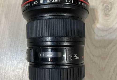 Canon EF 16-35mm f/2,8 USM II С защитным стеклом