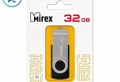 Флеш диск 32GB Mirex Swivel USB 2.0 Black