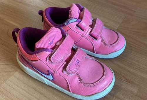 Розовые кроссовки Nike для девочки 25 размер