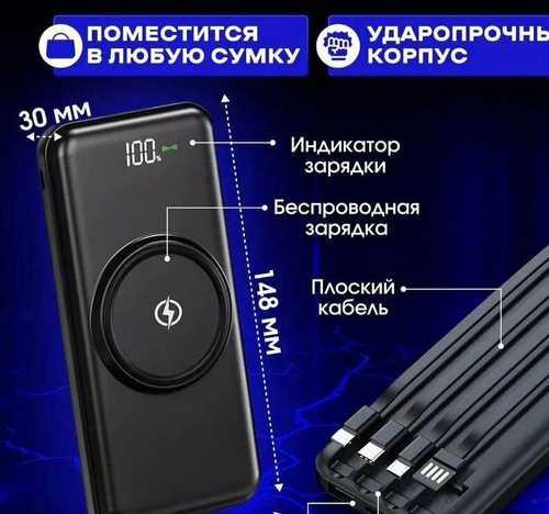 Повербанк 20000 mAh/Powerbank 20 000mAh