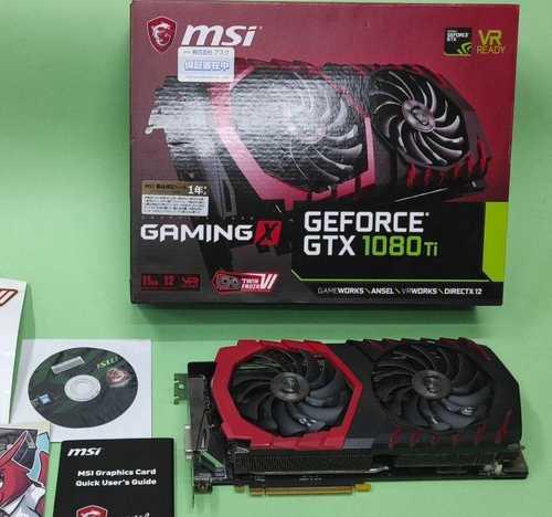 Видеокарта Msi GeForce gtx 1080 ti gaming x 11G