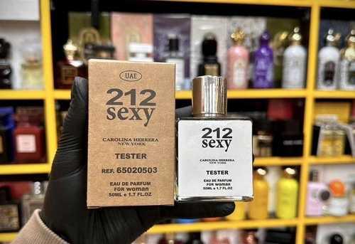 Carolina herrera 212 sexy оригинальный тестер