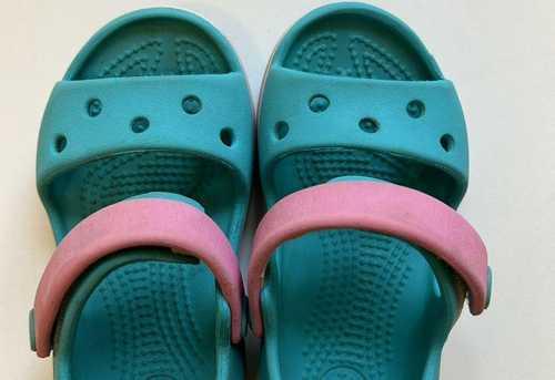 Сандалии crocs c7 для девочки