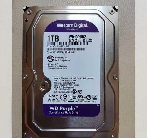 Жёсткий диск western digital 1TB