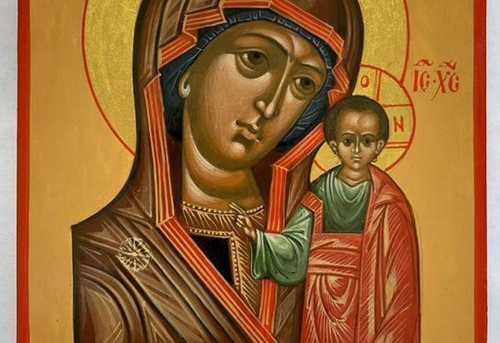 Икона Богородица Казанская новая (12х15)