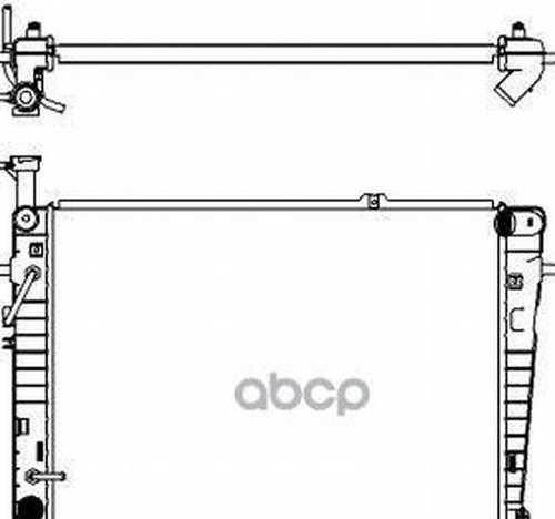 Радиатор hyundai tucson 04-10, KIA sportage 04-10