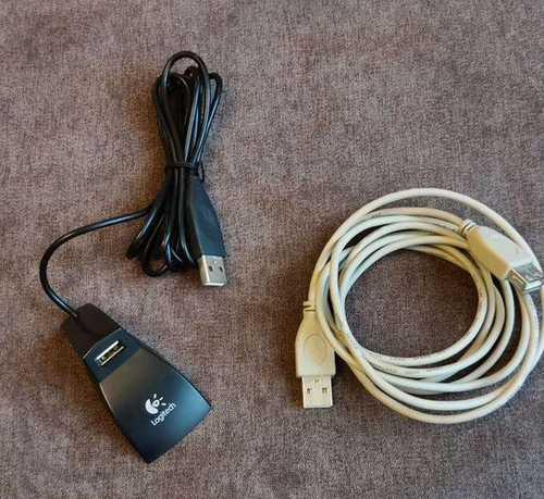 Кабели USB A удлинители 1.3 и 1.7 m