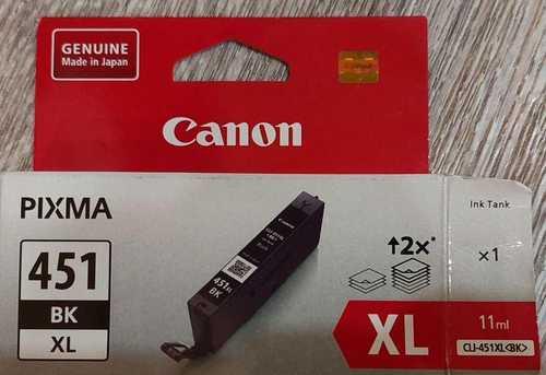 Картридж Canon CLI-451BK XL черный
