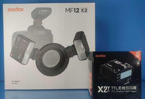 Godox MF12-K2 + синхронизатор X2T TTL Canon