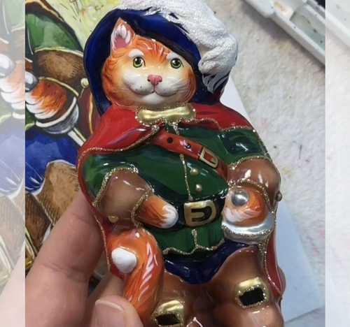 Елочная игрушка Ариель кот