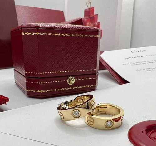 Серьги cartier 18 К в Москве