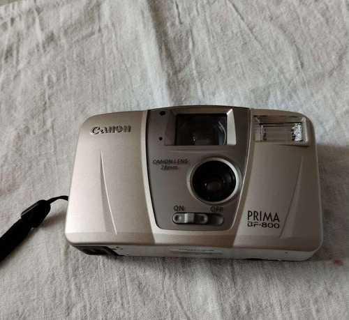 Плёночный фотоаппарат canon prima BF800