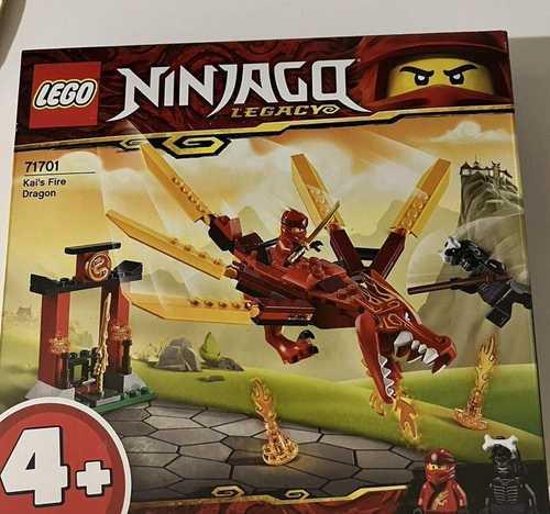 Новый Lego Ninjago огненный дракон 4 