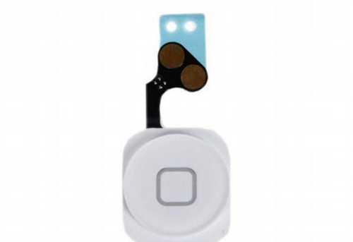 Шлейф кнопки home для Apple iPhone 5 в сборе, белы