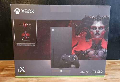Xbox Series X 1TB + Diablo IV. Новый, гарантия