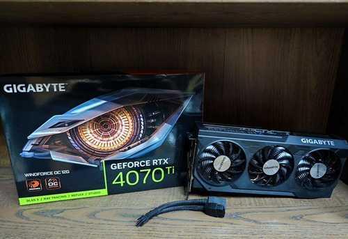 Видеокарта rtx 4070ti Gigabyte Windforce OC 12 Gb