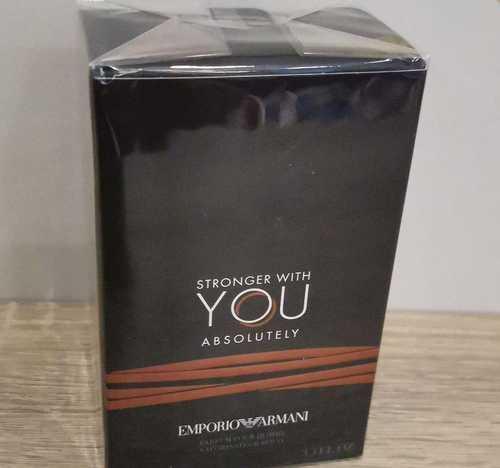 Armani Stronger with you Absolutely parfum 100