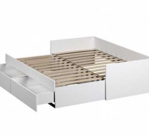 Раздвижная кровать IKEA kastor/brimnes 80*200