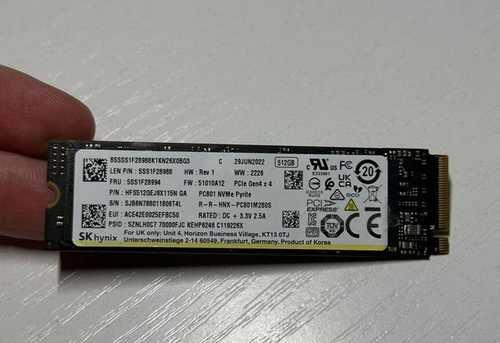 SSD NVMe M2 PCIe 4.0 SK Hynix 512гб (новый)
