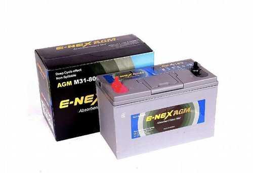 Аккумулятор Лодочный Enex Agm 90ач 800А Стартерно