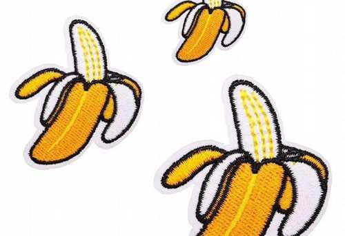 Термонашивки бананы заплатки нашивки