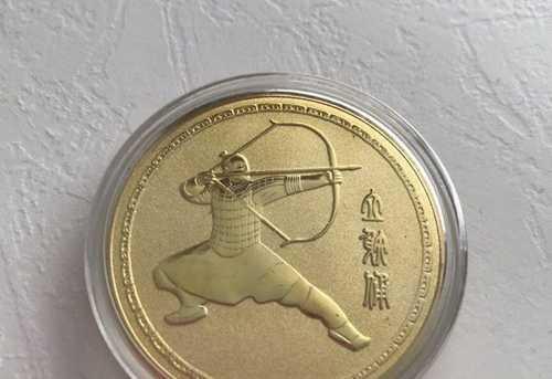Сувенирная монета из Китая