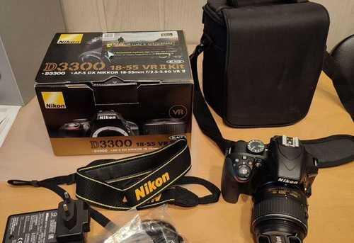 Зеркальный фотоаппарат Nikon d 3300 18-55 mm