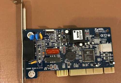 Модем zyxel omni 56K PCI Plus внутренний