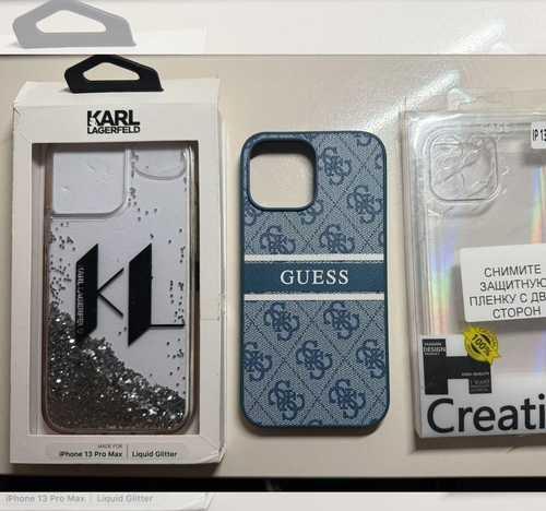 Чехол на iPhone 13 pro max karl lagerfeld guess