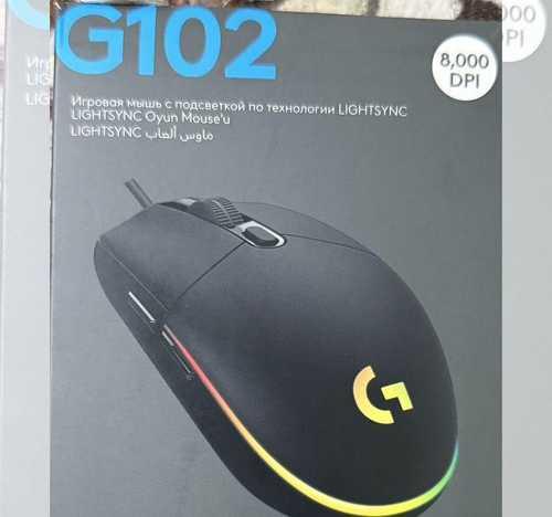 Игровая мышь Logitech G102 Black