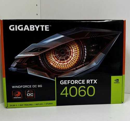 Видеокарта Gigabyte RTX4060 WindForce oc 8gb