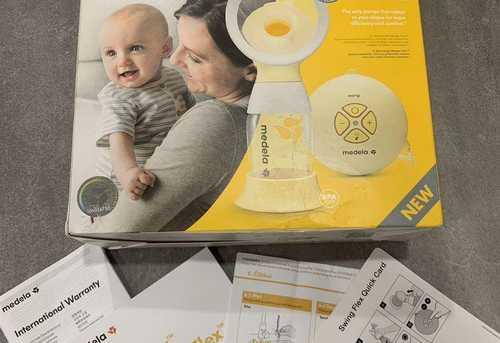 Молокоотсос medela swing flex электрический