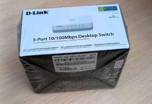 Коммутатор / свич d-link 5 портов