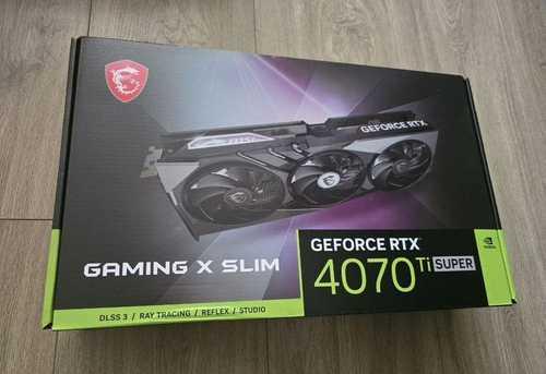 MSI Gaming x Slim GeForce RTX4070 Ti Super 16Gb