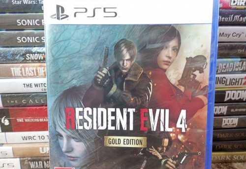Resident evil 4 remake gold edition ps5 новый