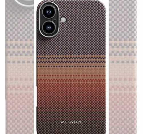 Чехол Pitaka KI1601U для iPhone 16 Sunset Tactile