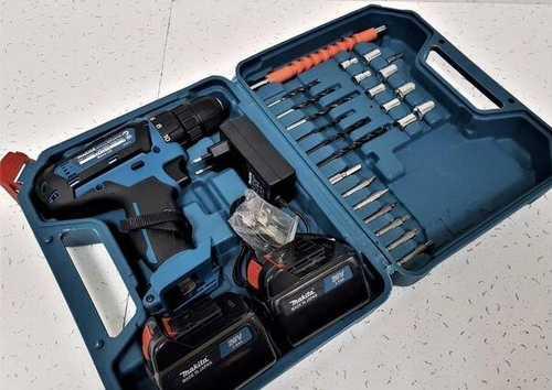 Аккум. Шуруповерт Makita 18v с набором в комплекте